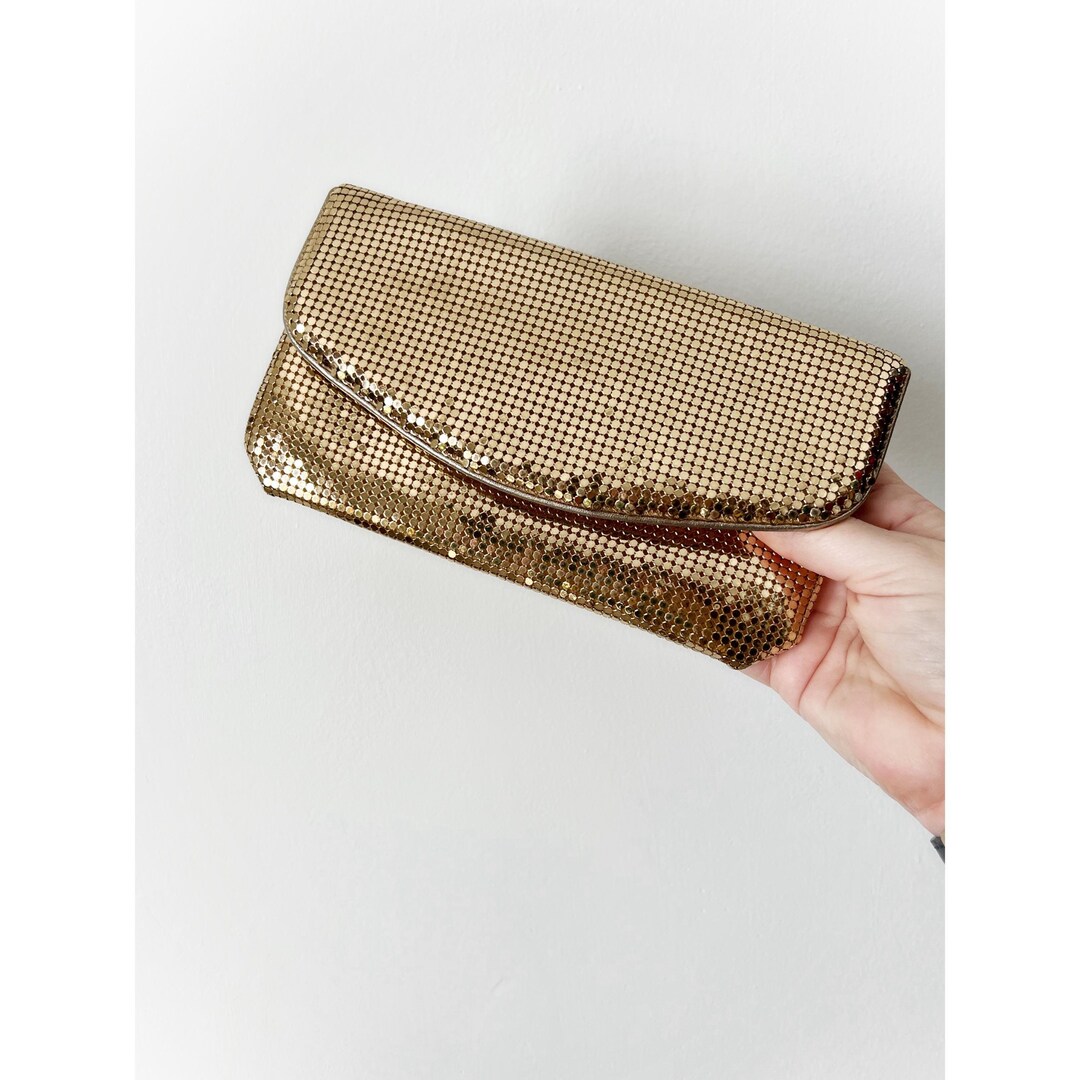 Vintage Whiting and Davis Gold Mesh Clutch Wallet - Etsy