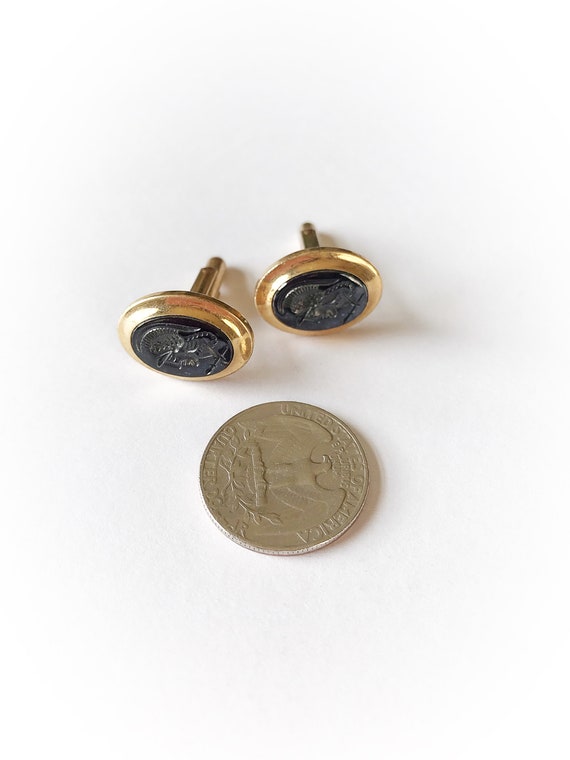 Vintage Intaglio Roman Soldier Side Profile Correct B… - Gem