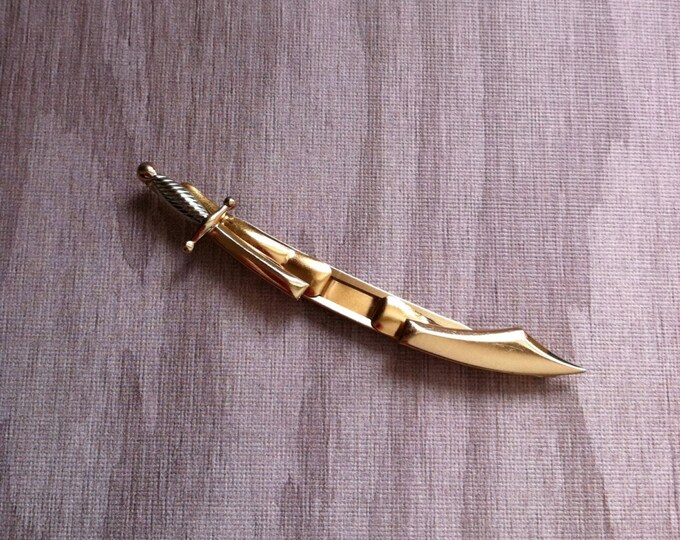 Vintage Swank Sword Tie Clip - Etsy