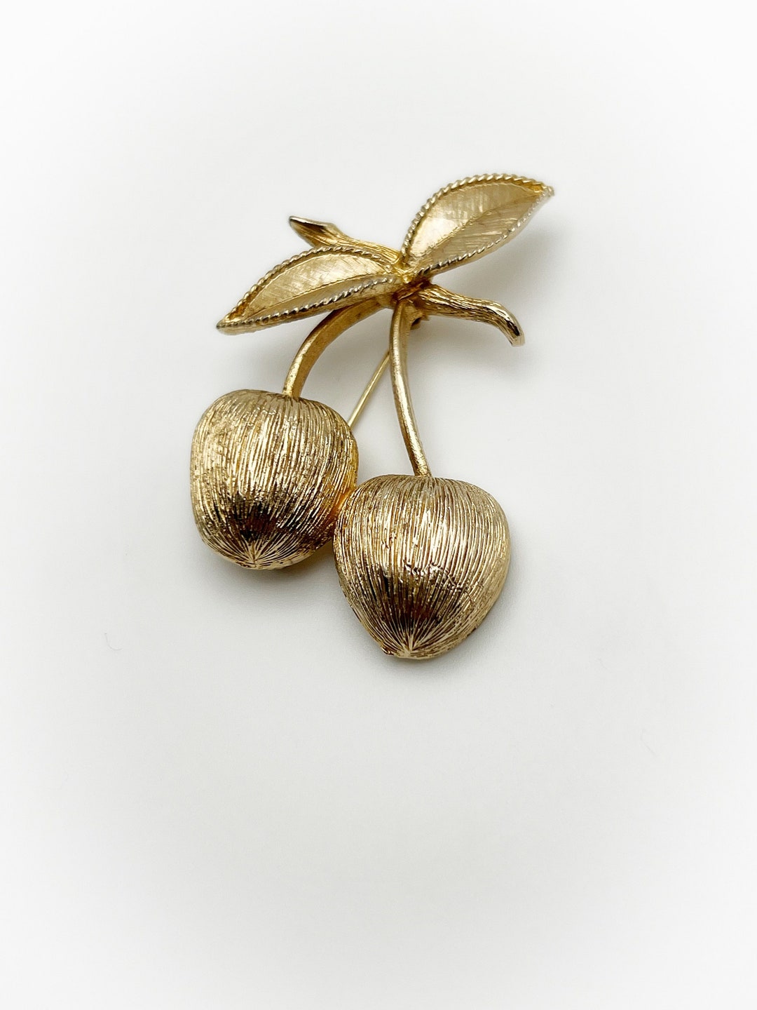 Vintage 1960s Sarah Coventry Golden Cherries Brooch - Etsy