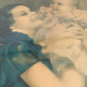 Vintage 1930s Laurette Patten Litho Mother and Child Framed Art - Etsy