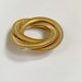 Vintage Gold Tone Metal Coil Circle Brooch - Etsy