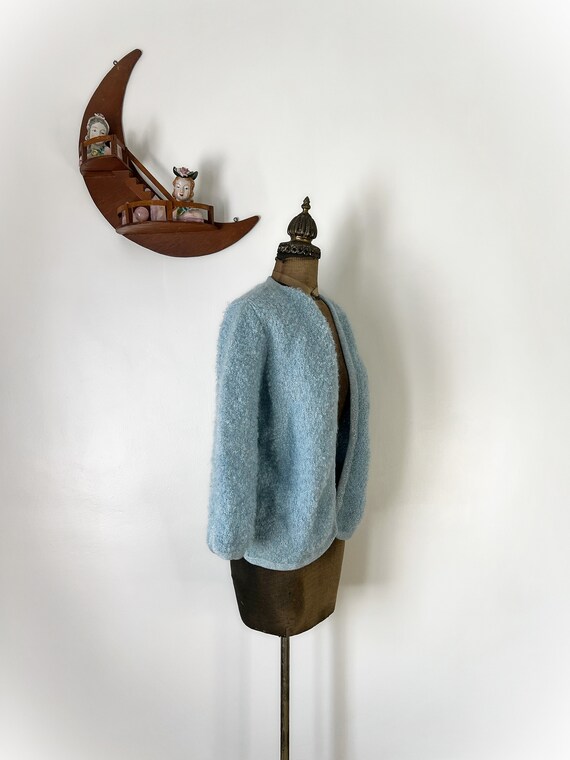 Vintage Sakri Hand Fashion Knitwear California Aqua B… - Gem