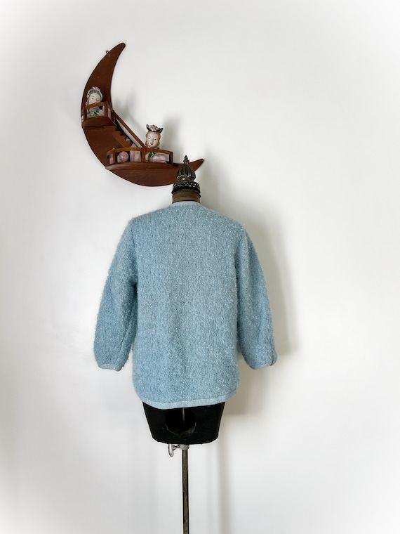 Vintage Sakri Hand Fashion Knitwear California Aqua B… - Gem