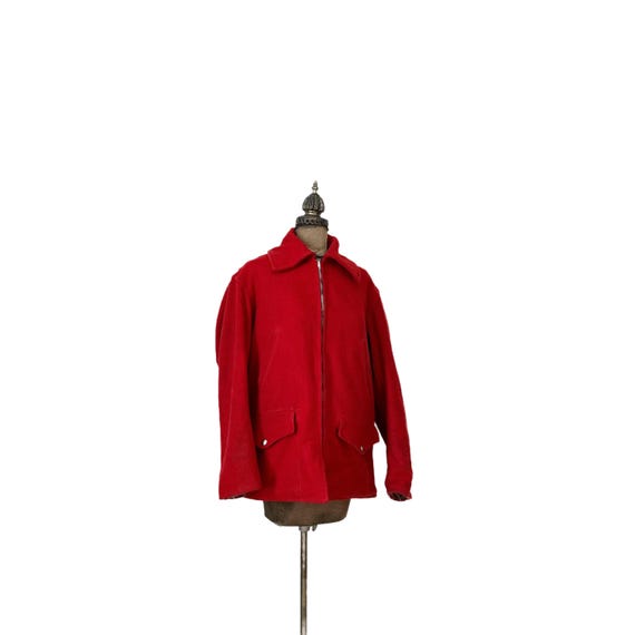 Vintage Red Wool Hunting Jacket - Gem
