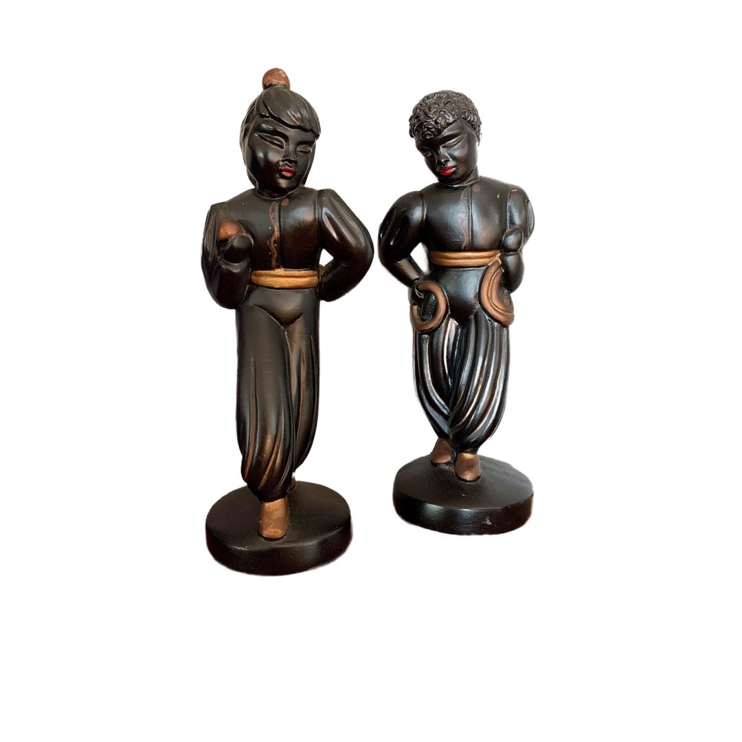 Vintage Midcentury ABCO Alexander Backer CO Ceramic Man and Woman ...