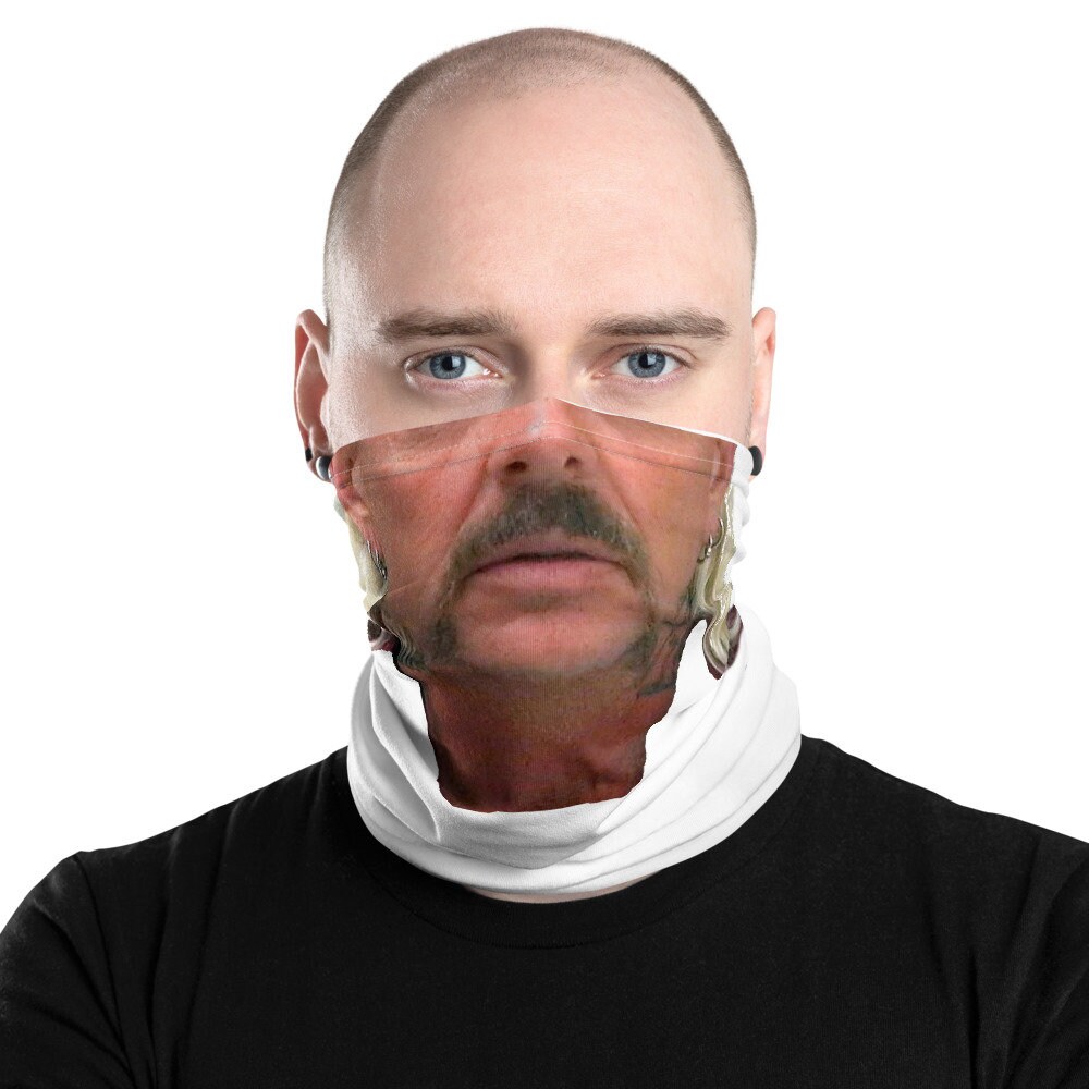 Joe Exotic Tiger King Face Mask Funny Neck Gaiter Reusable | Etsy