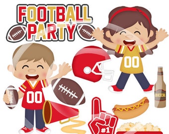 Super Bowl Clip Art - Etsy