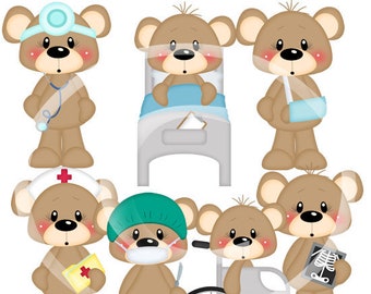 Clipart Doctors Orders Get Well Clip Art Kristi W Designs - Etsy