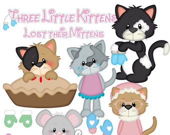3 Little Kittens - Etsy