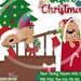 Santa Dogs Christmas Clipart-instant Download-digital Clipart-png Clip ...