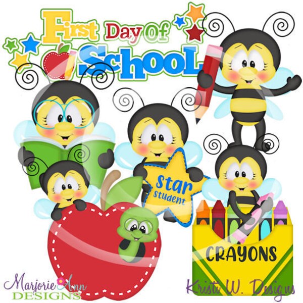 Bee Clip Art - Etsy