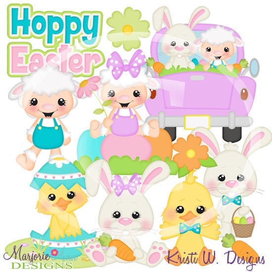 Happy Easter Clip Art-instant Download-digital Clipart-easter - Etsy