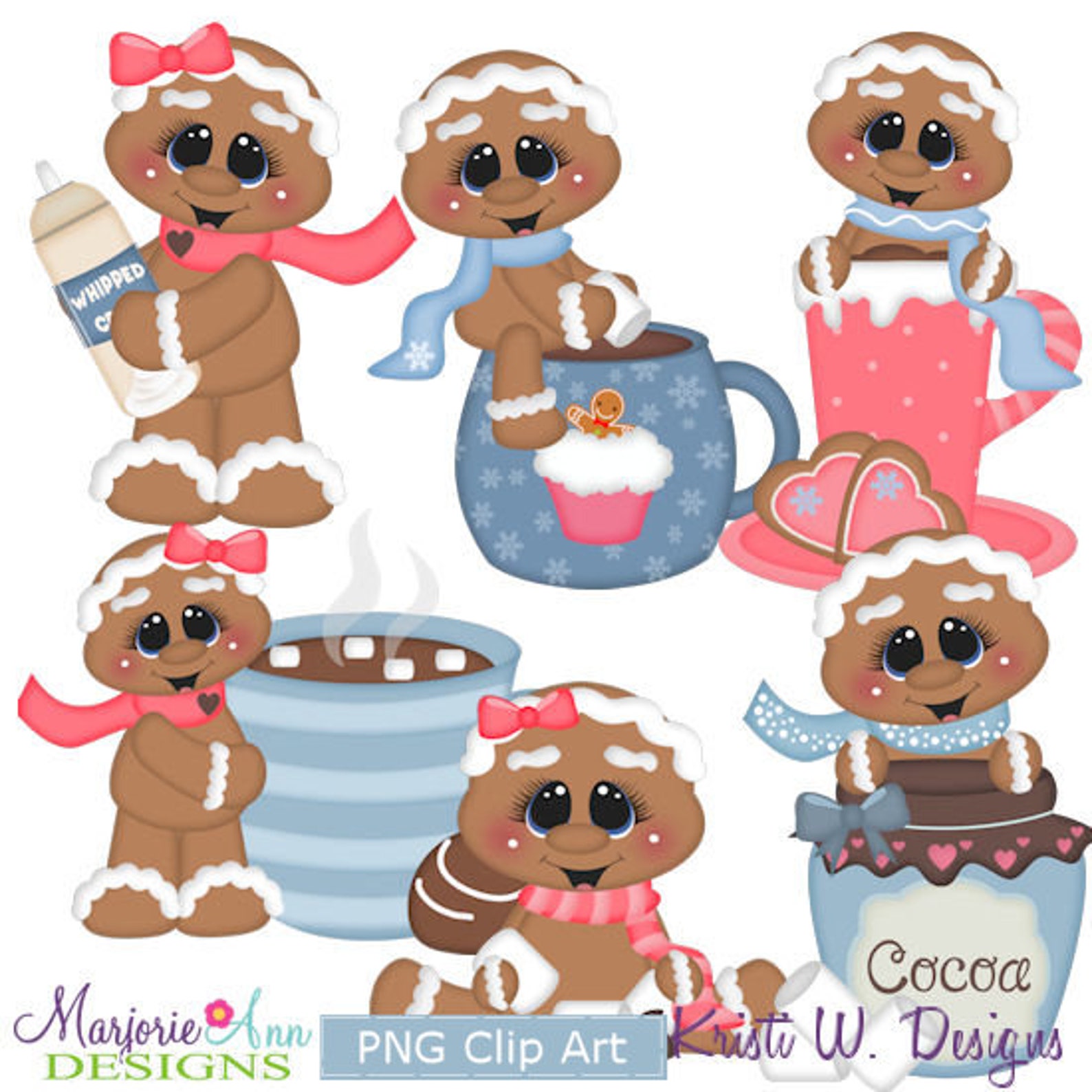 Cookies and Cocoa Clipart-instant Download-digital Clipart - Etsy