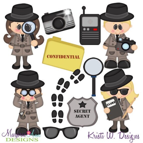 Young Detective Clipart