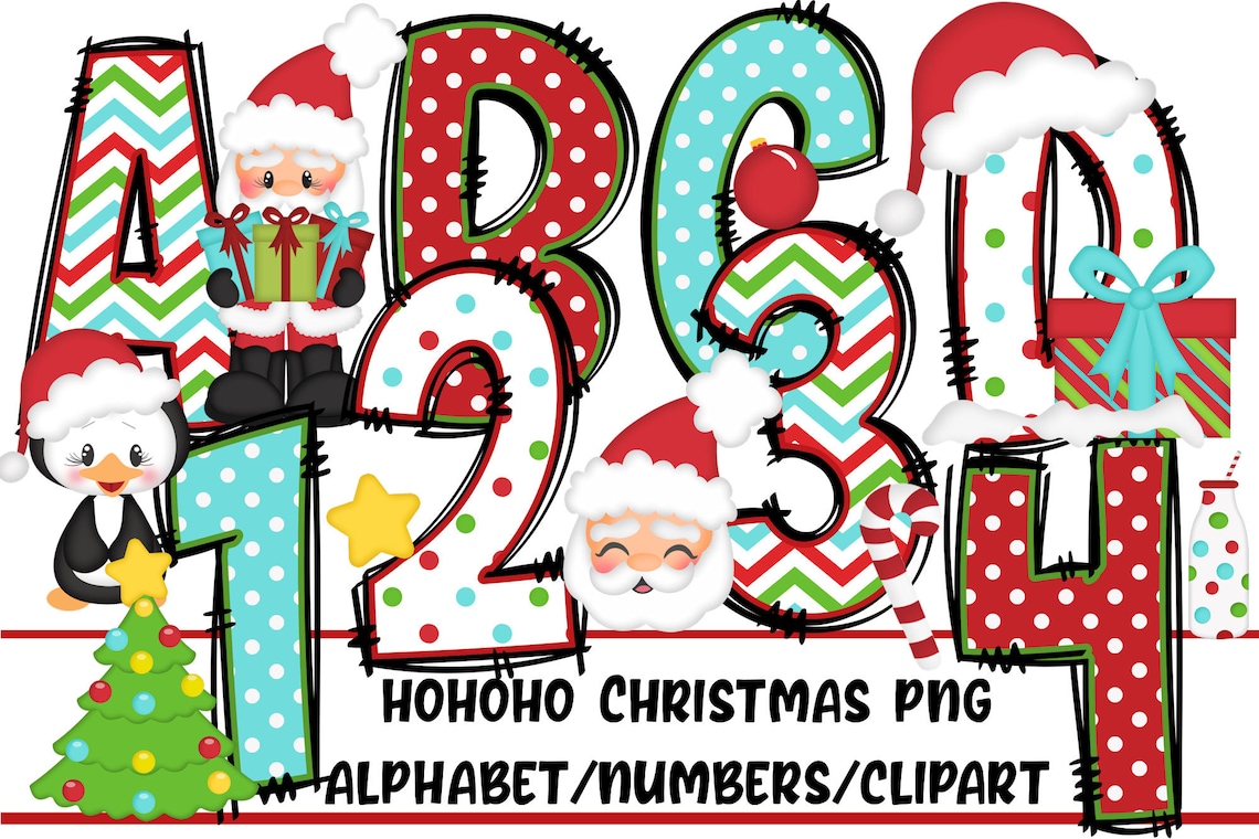 Doodle Letters Png-alphabet Letters and Numbers-sublimation - Etsy