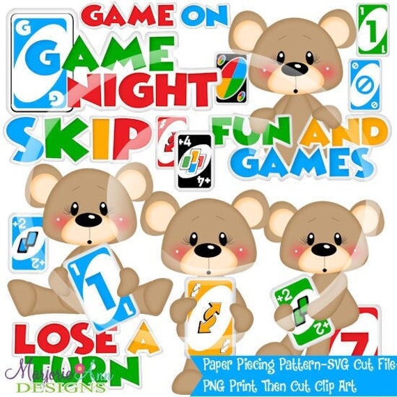 Family Game Night Clip Art