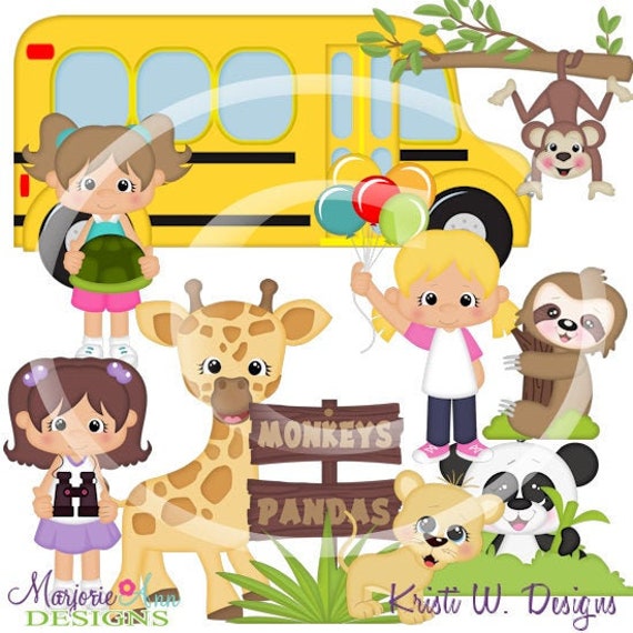 Zoo Field Trip Clip Art