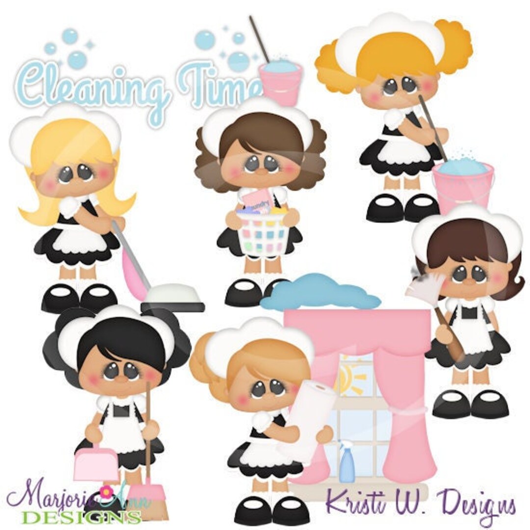 When I Grow Up-little Maids Clipart-instant Download-digital Clipart ...