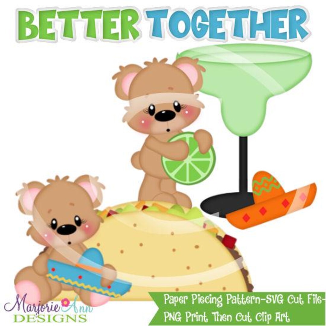 SVG Cut Files/paper Piecing/png Clip Art-benny & Belinda-better ...