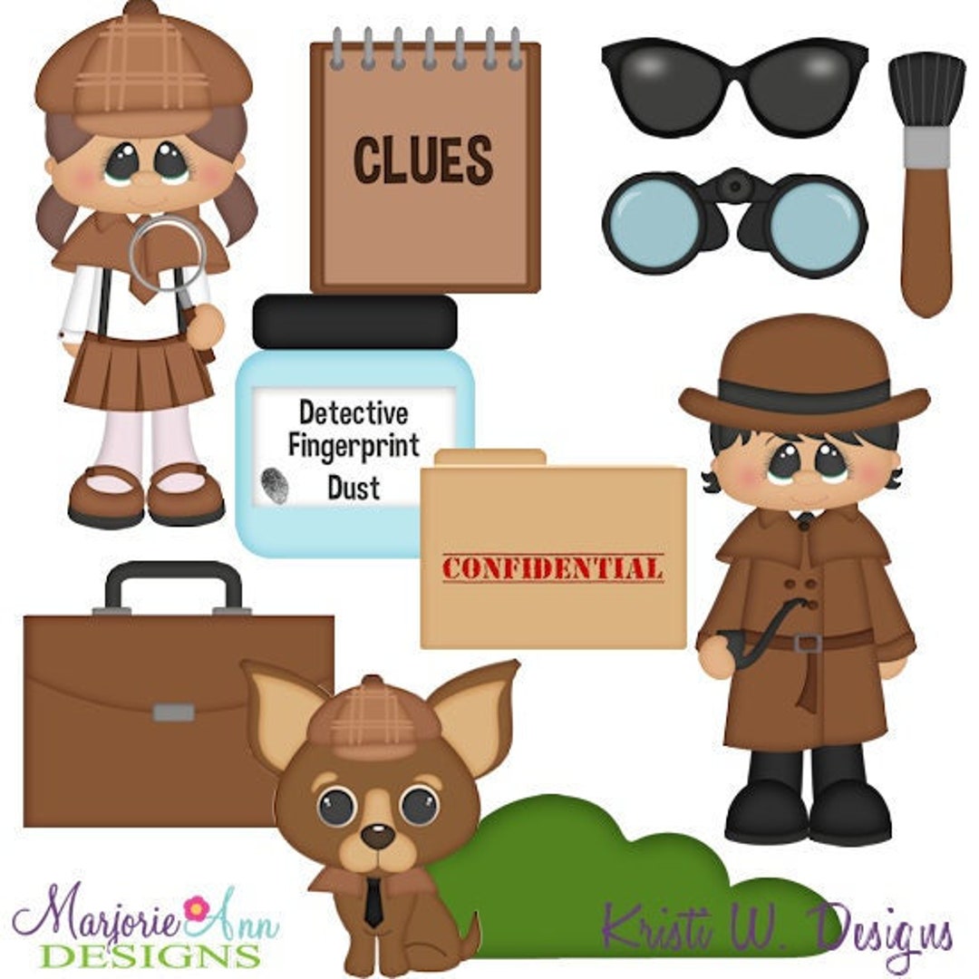 When I Grow Up-detective 2 Clipart-instant Download-digital Clipart-png ...