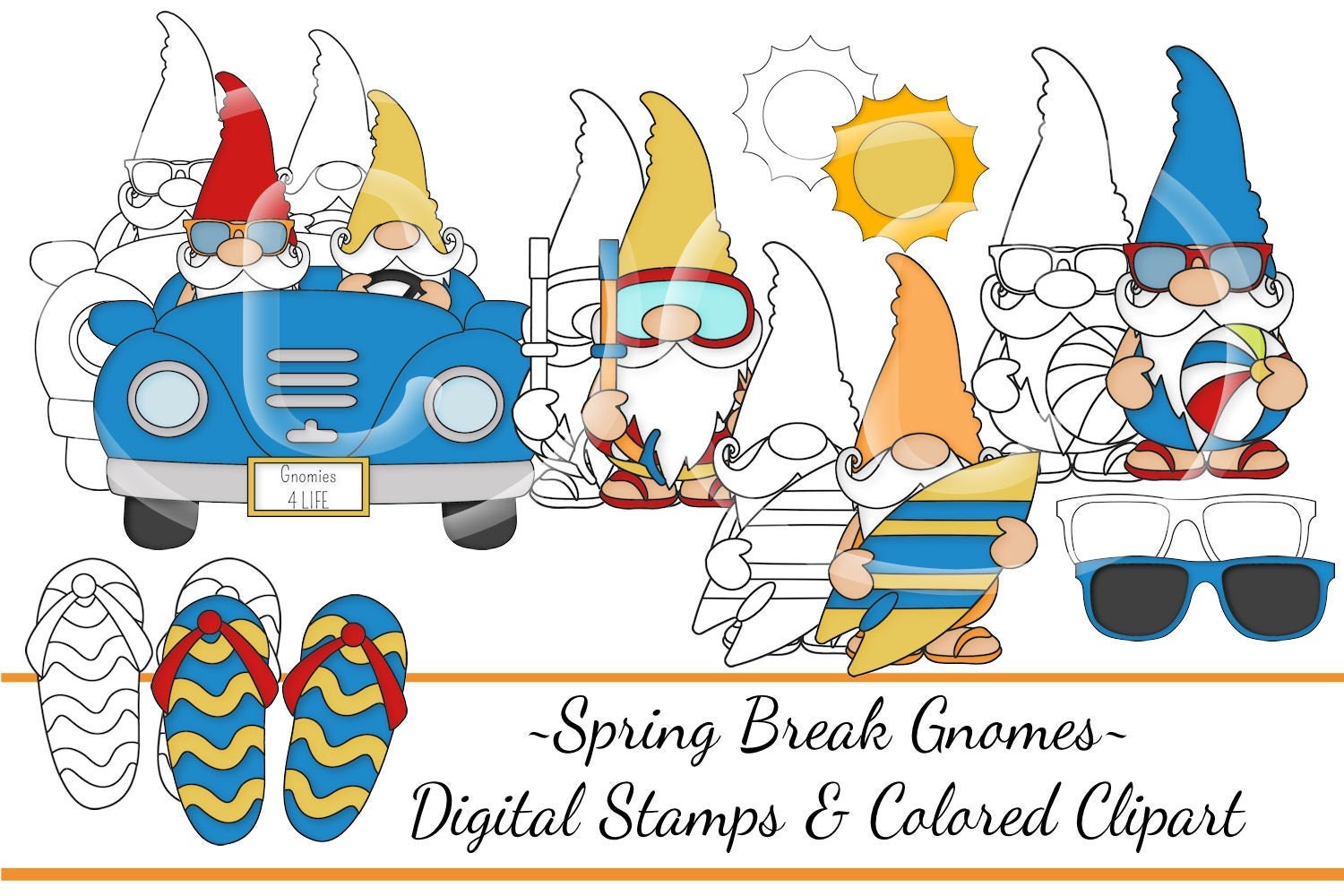 Spring Break Clip Art