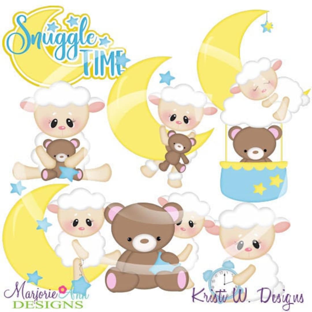 Snuggling In Bed Clipart