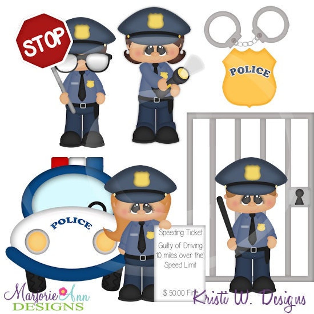 When I Grow Up-police Officer 2 Clipart-instant Download-digital ...