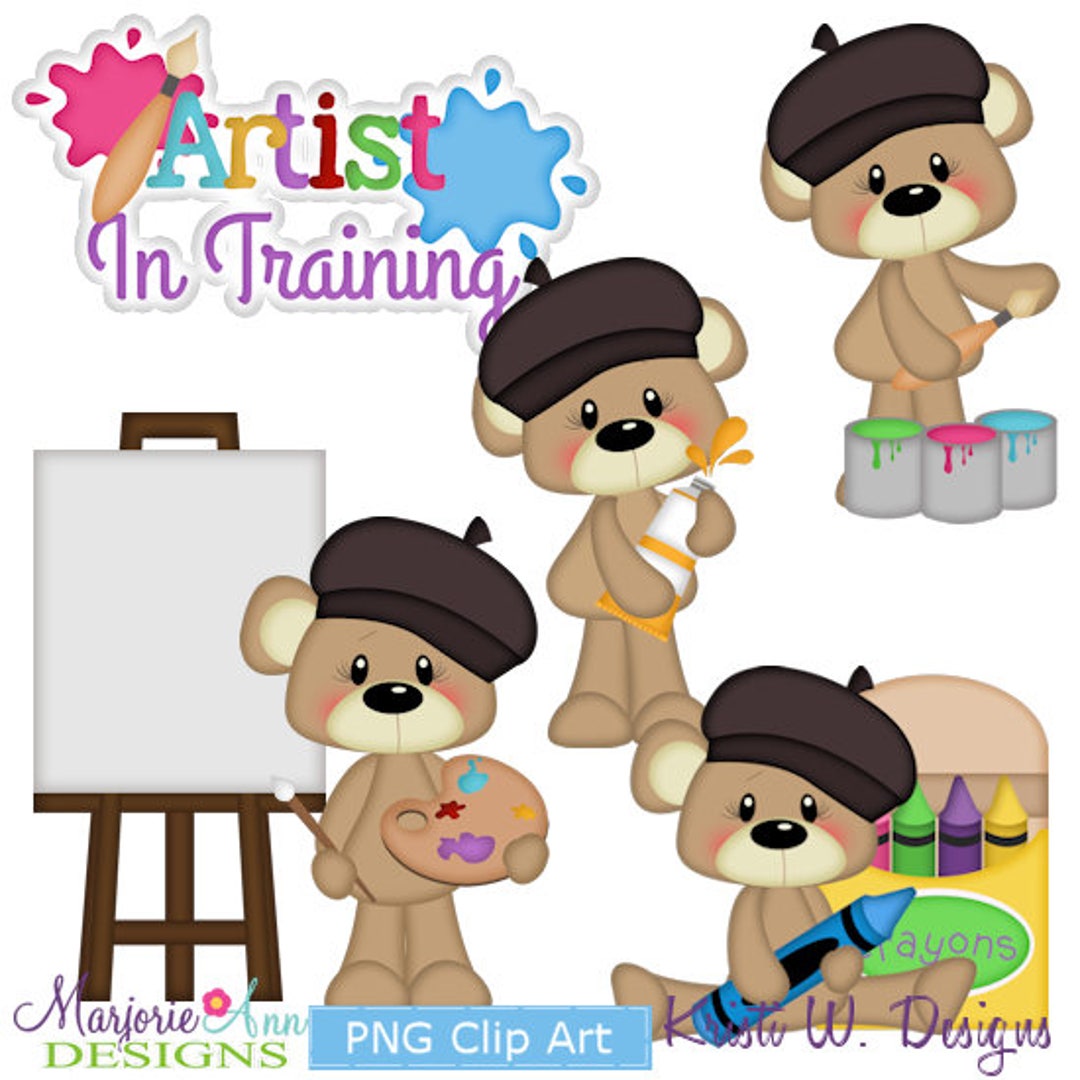 Little Artist EXCLUSIVE Clipart-instant Download-digital Clipart - Etsy