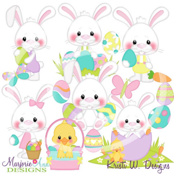 Easter Bunny 2 Clip Art-Digital Clipart-PNG clip art-digital | Etsy