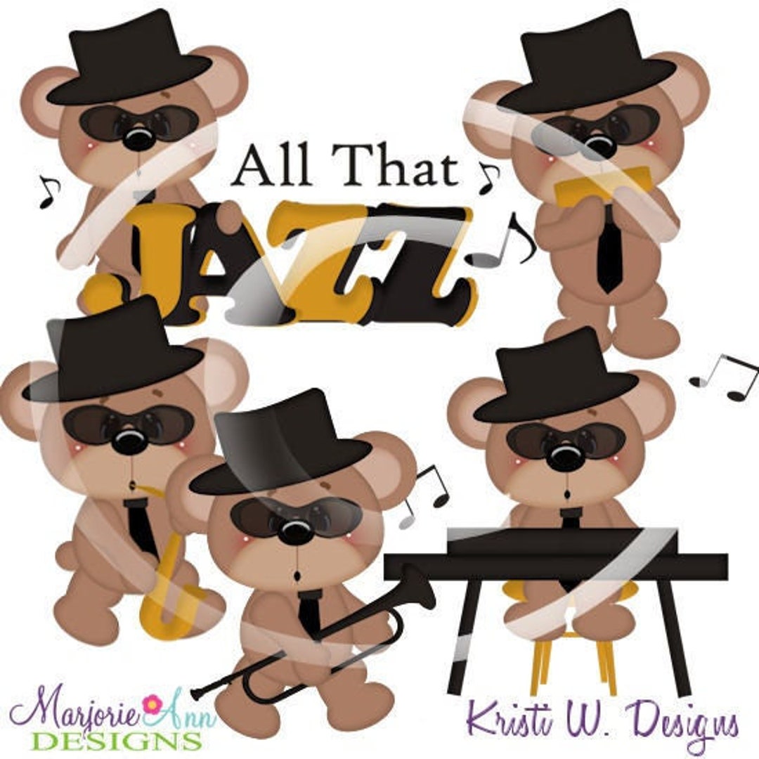 Blues Bears Clip Art-digital Clipart-png Clip Art-digital Scrapbooking ...