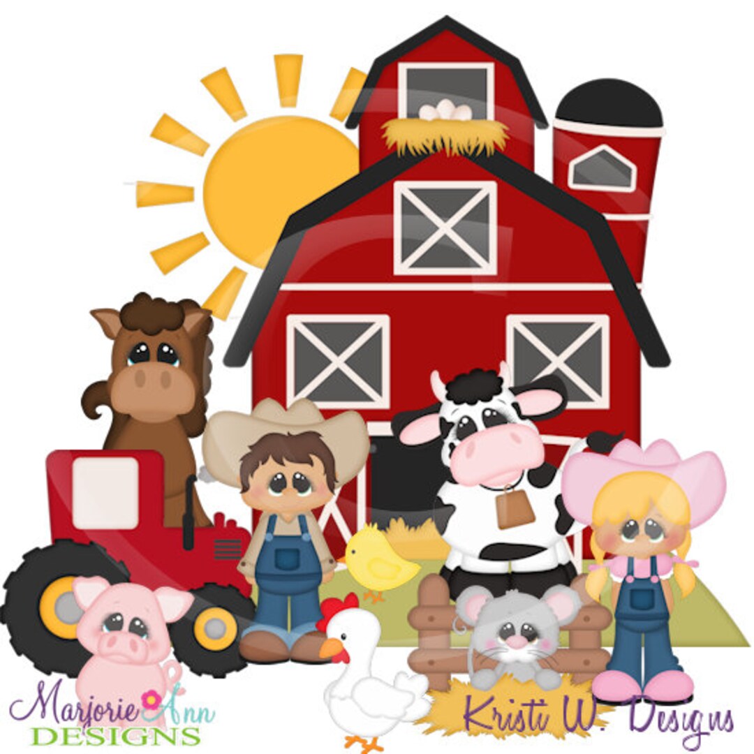 Farming Clip Art-instant Download-digital Clipart-sublimation Clip Art ...