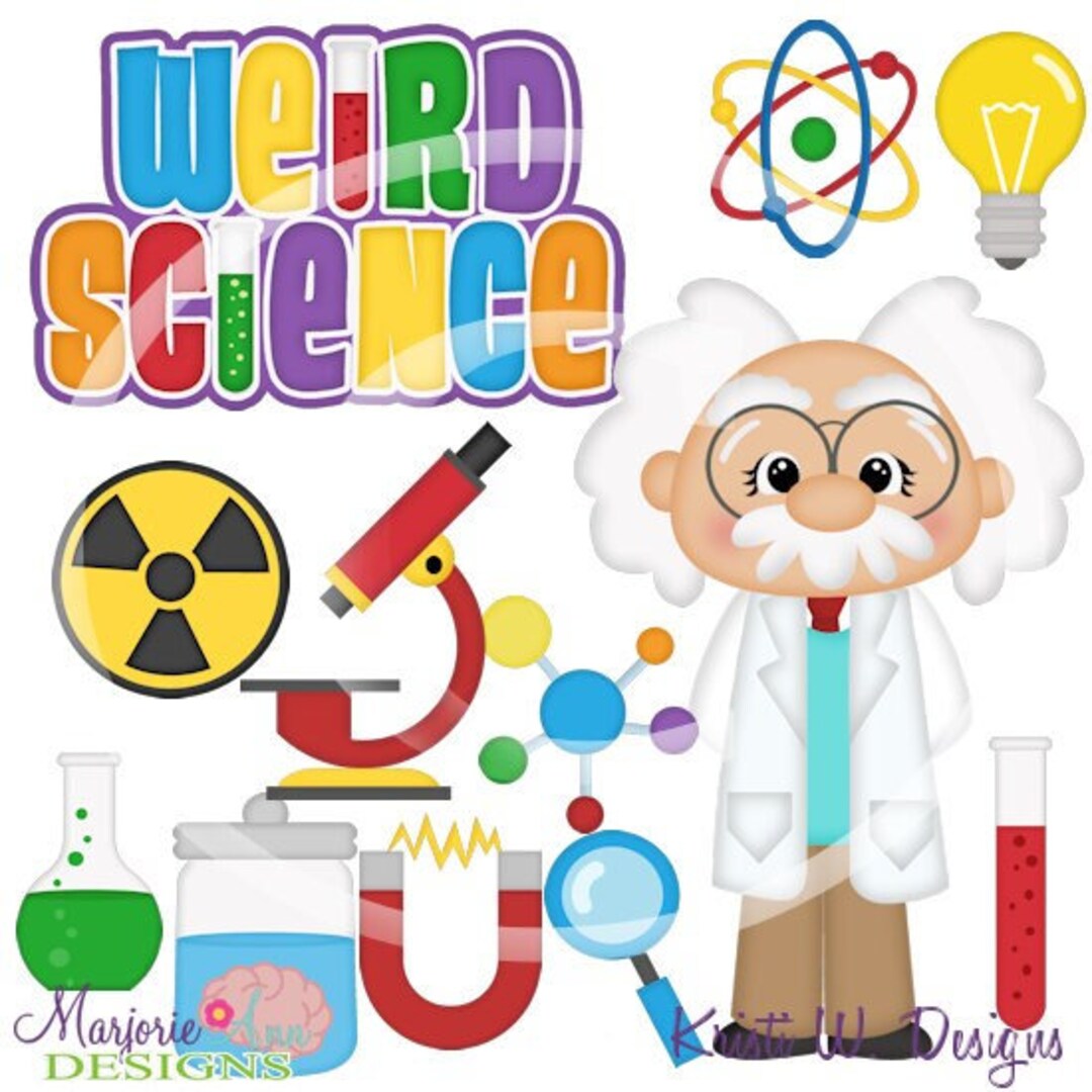 Science/scientist Clip Art-digital Clipart-png Clip Art-digital ...