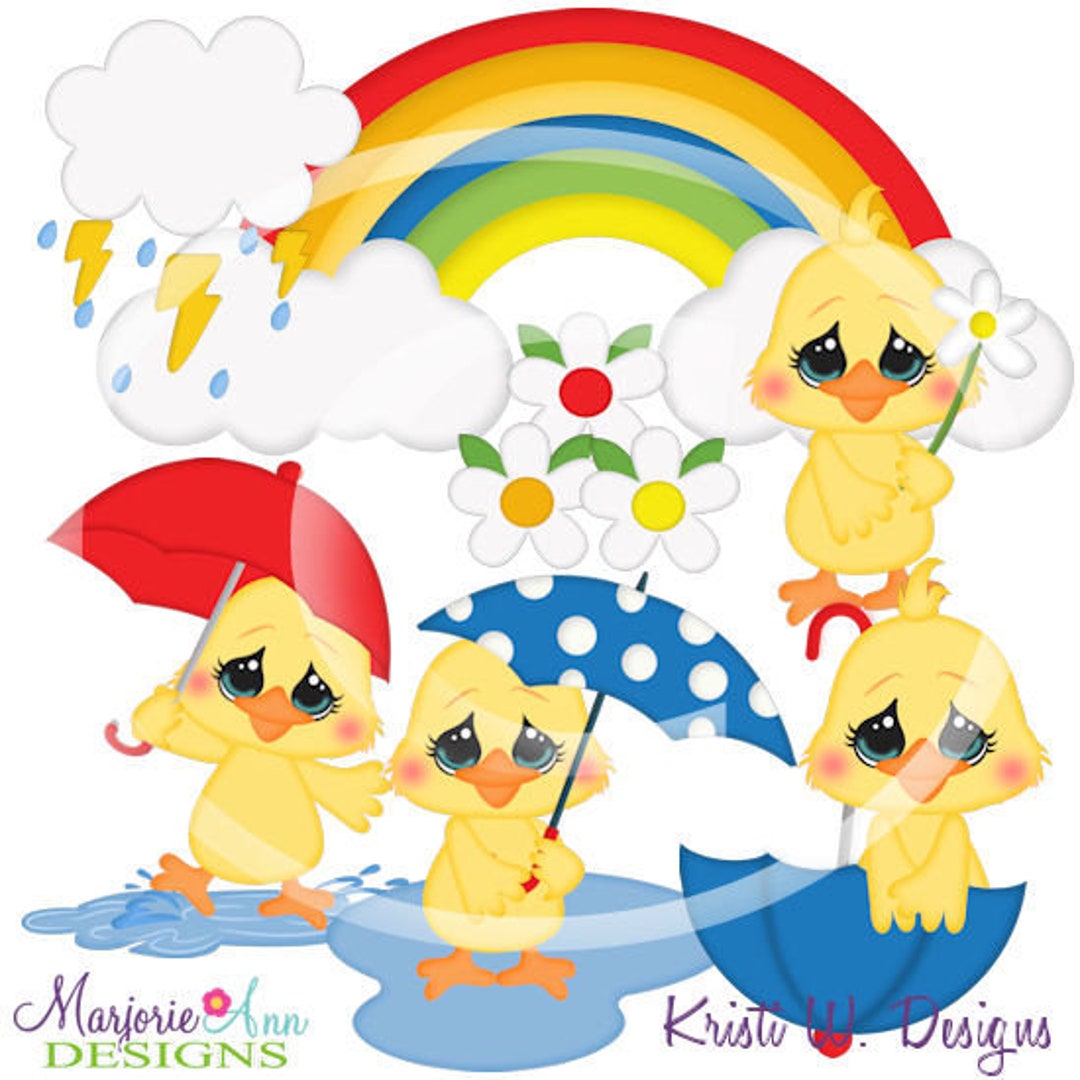 Rainy Day Clip Art-digital Clipart-png Clip Art-digital Scrapbooking ...
