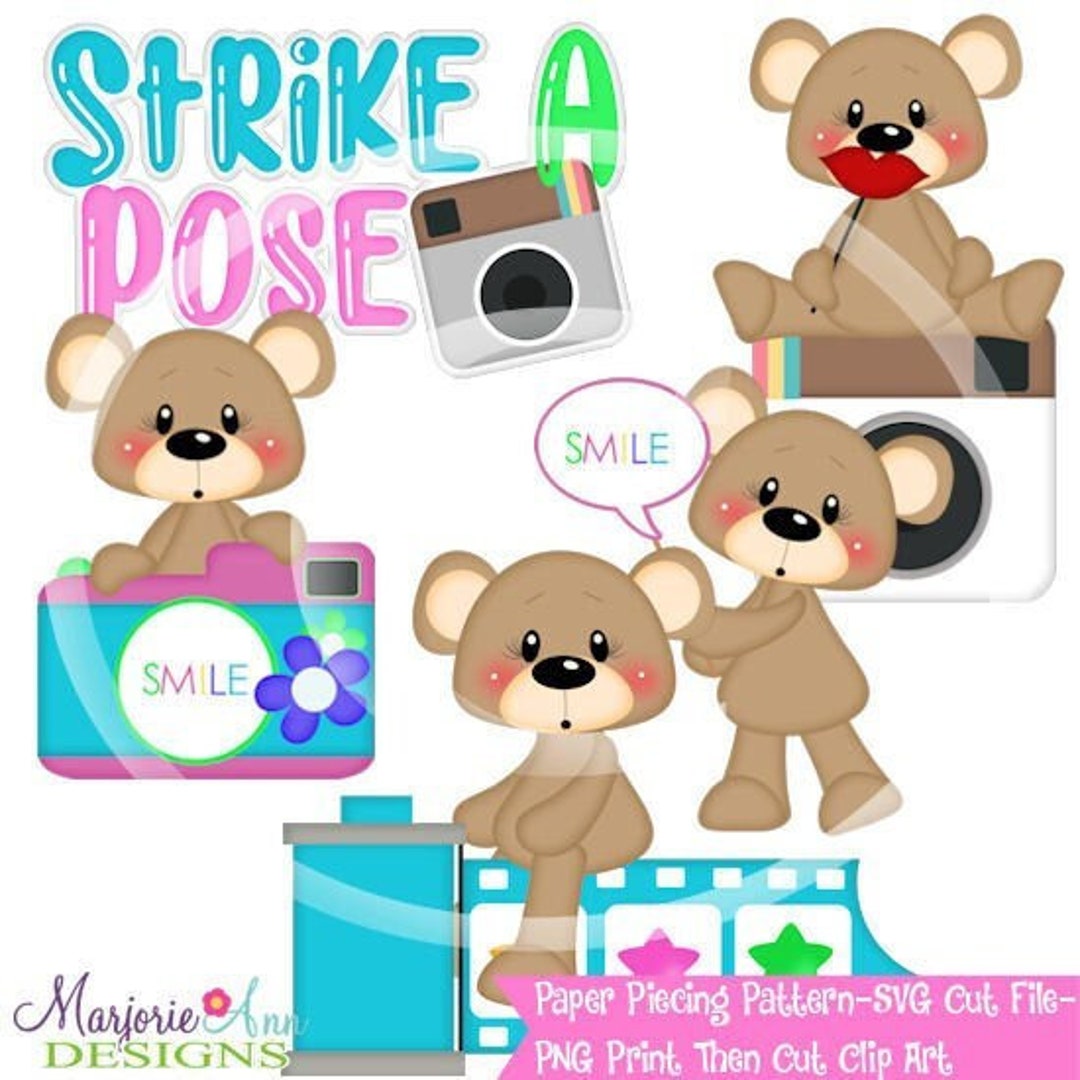 SVG Cut Files/paper Piecing/png Clip Art-franklin Strike A Pose Picture ...