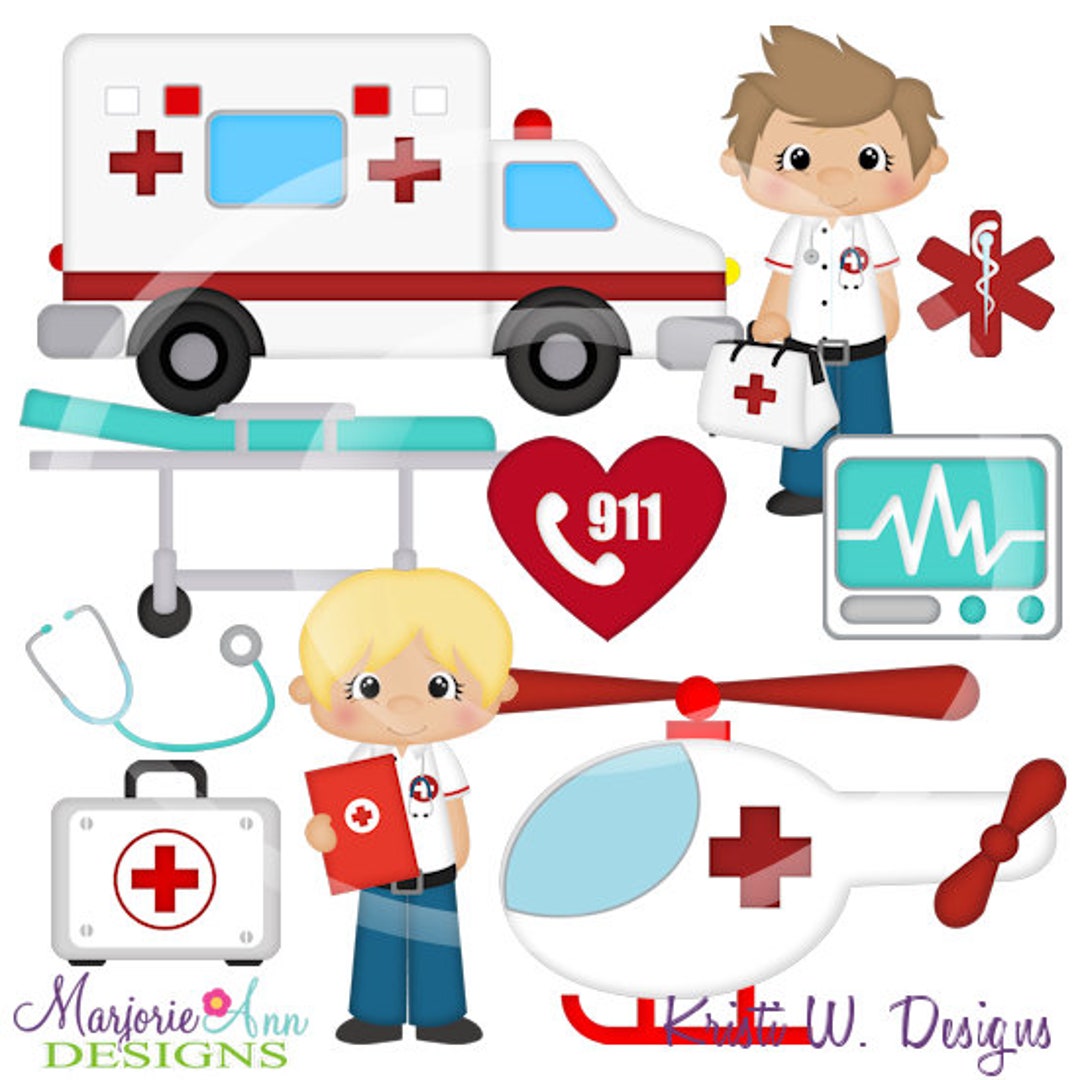 Paramedic Boys Clipart-instant Download-digital Clipart-png Clip Art ...