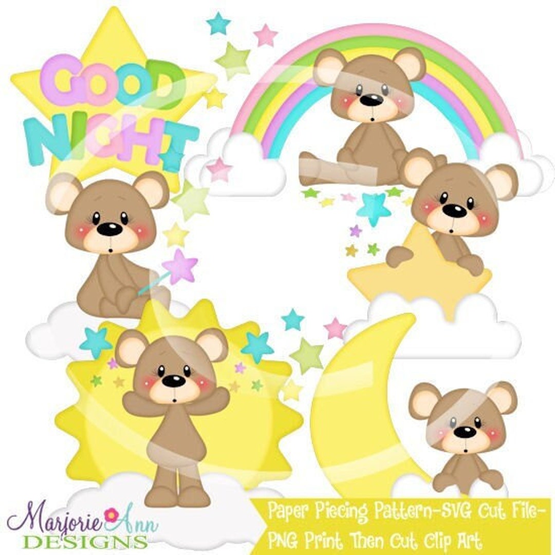 SVG Cut Files/paper Piecing/png Clip Art-franklin Goodnight-instant ...