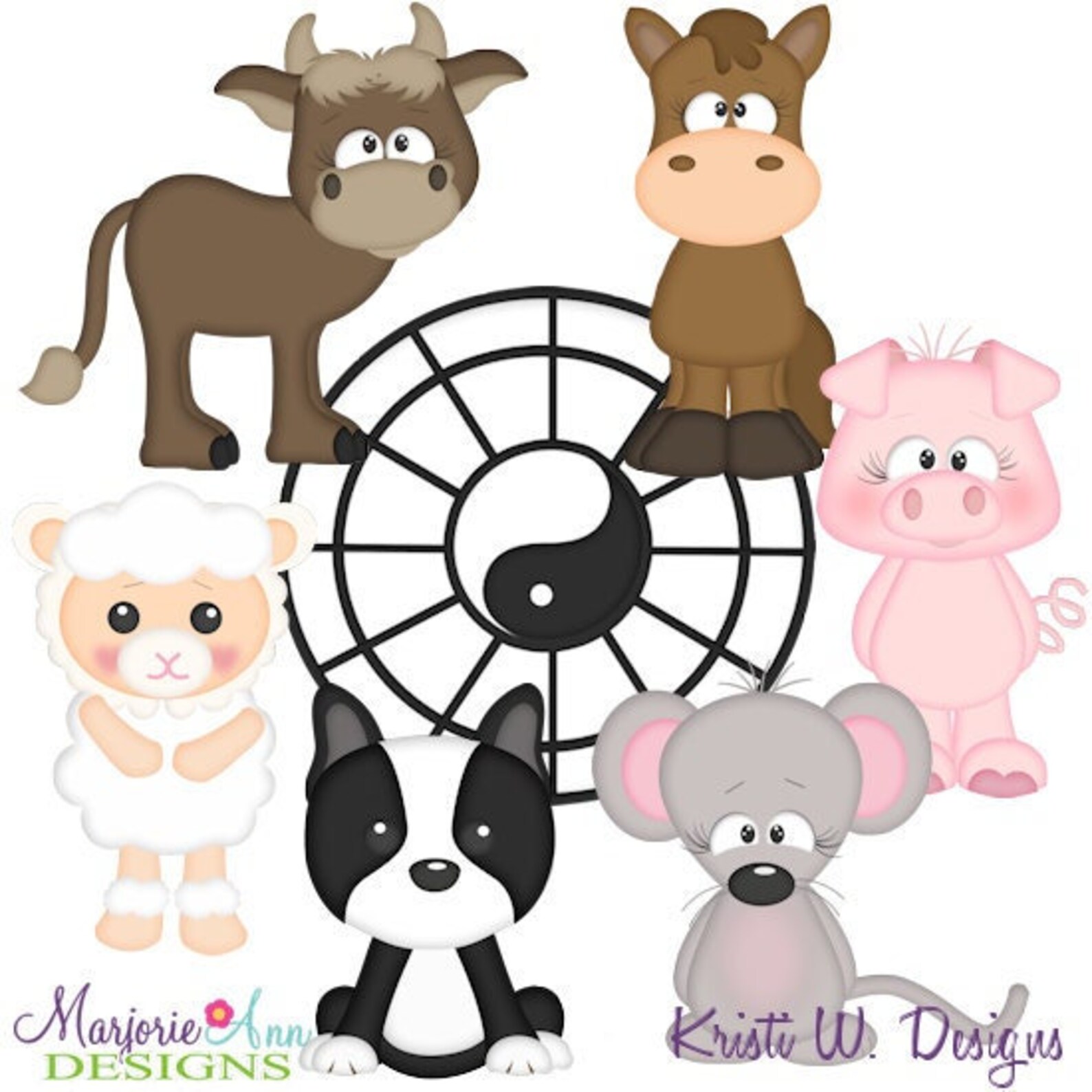 Chinese New Year Set 2 Clip Art-instant Download-digital - Etsy