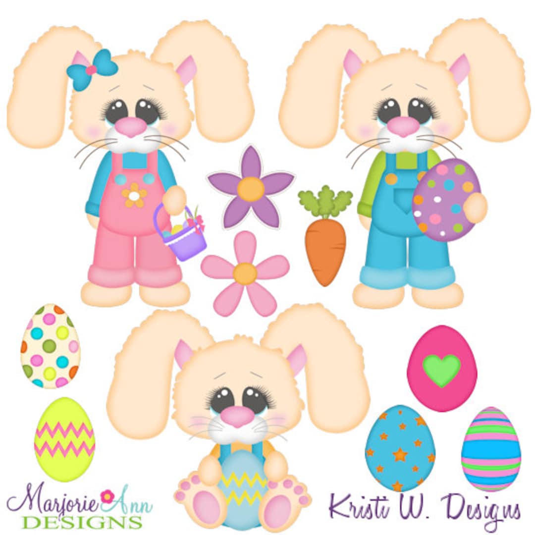Easter Bunny Clipart-instant Download-digital Clipart-png Clip Art ...