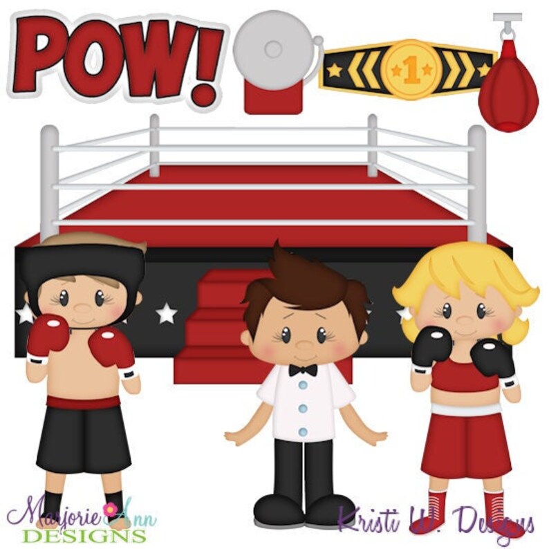 Digital Scrapbooking Boxing Clipart-instant Download-digital - Etsy