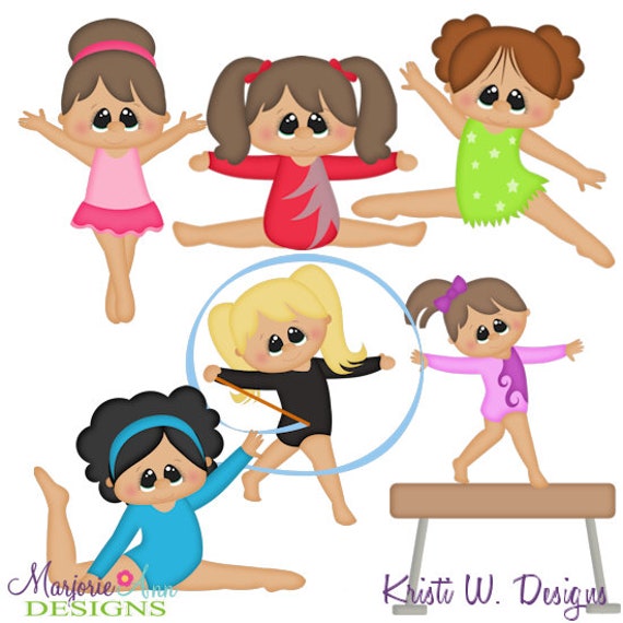Tumbling Gymnastics Clip Art