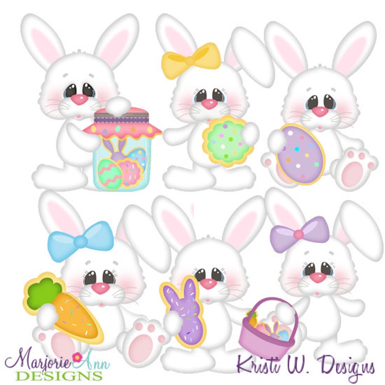 Easter Cookie Baking Fun Clipart-instant Download-digital - Etsy