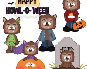 Werewolf Clip Art - Etsy