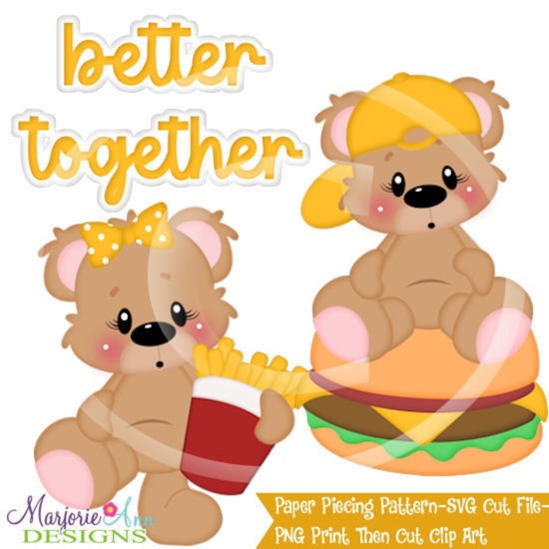 SVG Cut Files/paper Piecing/png Clip Art-benny & Belinda-better ...