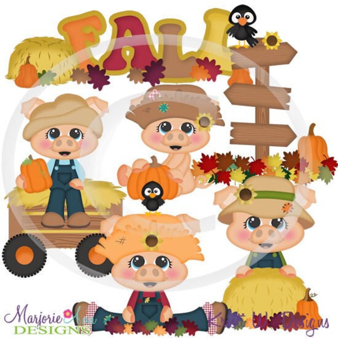 Digital Scrapbooking-it's Fall Clipart-instant - Etsy