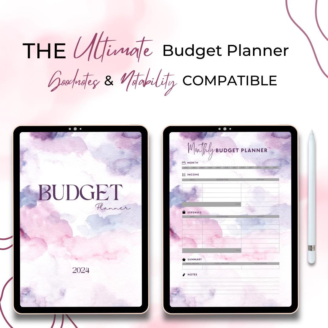Digital Budget Planner | Digital Financial Budget Planner | Digital ...