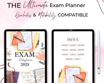 Exam Revision Schedule Planner - Etsy