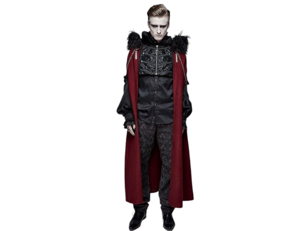 Handmade Gothic Vampire Costume for Men Dark Aristocrat Outfit - Etsy