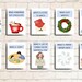 Printable Advent Calendar Stickers - Digital Christmas Countdown Tags ...
