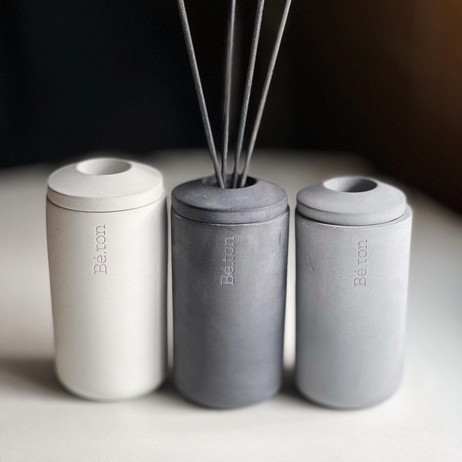 Concrete Reed Diffuser Minimalistic | 100ml | Natural Fragrance Aroma - Etsy